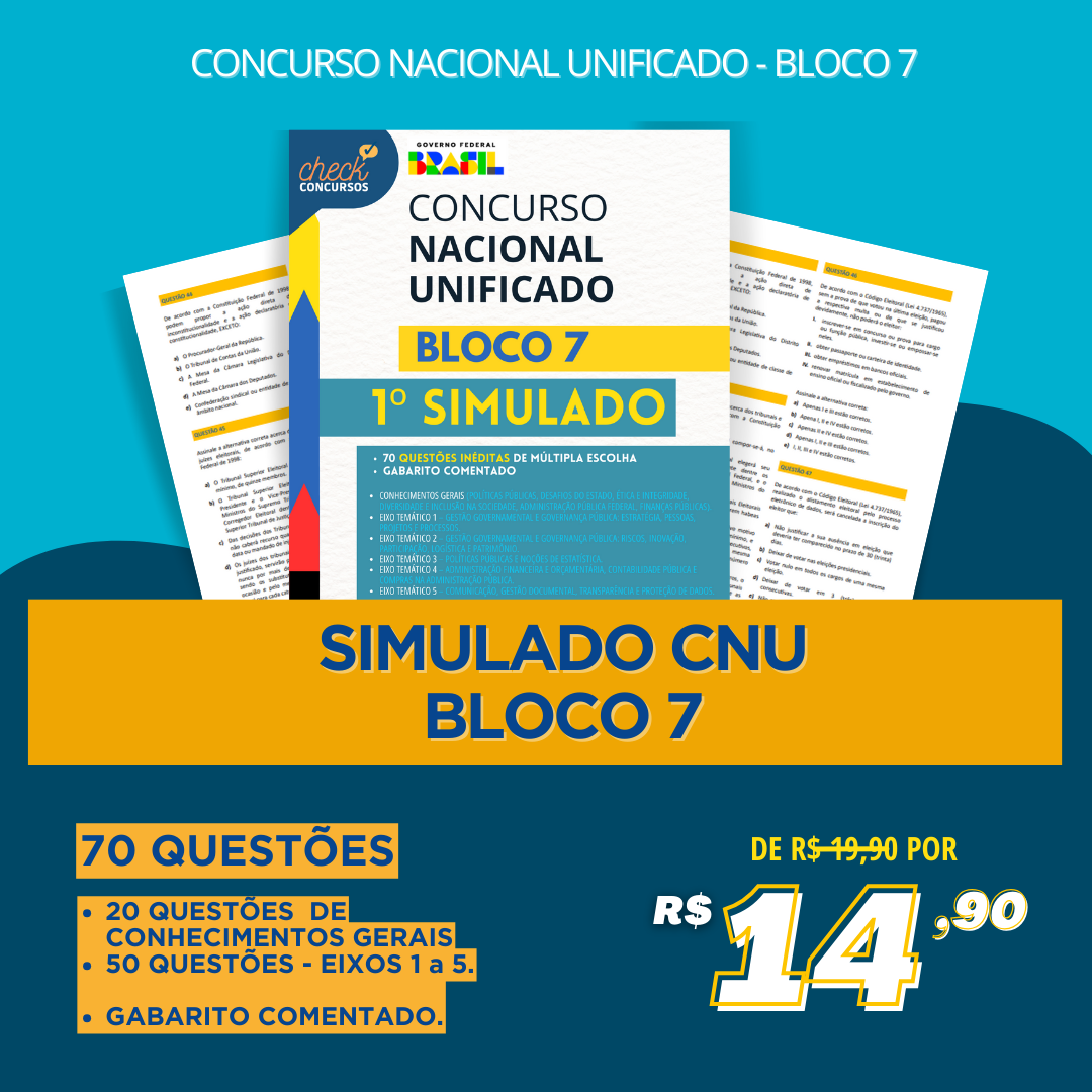 Simulado Final Cnu Estrategia - BRAINCP